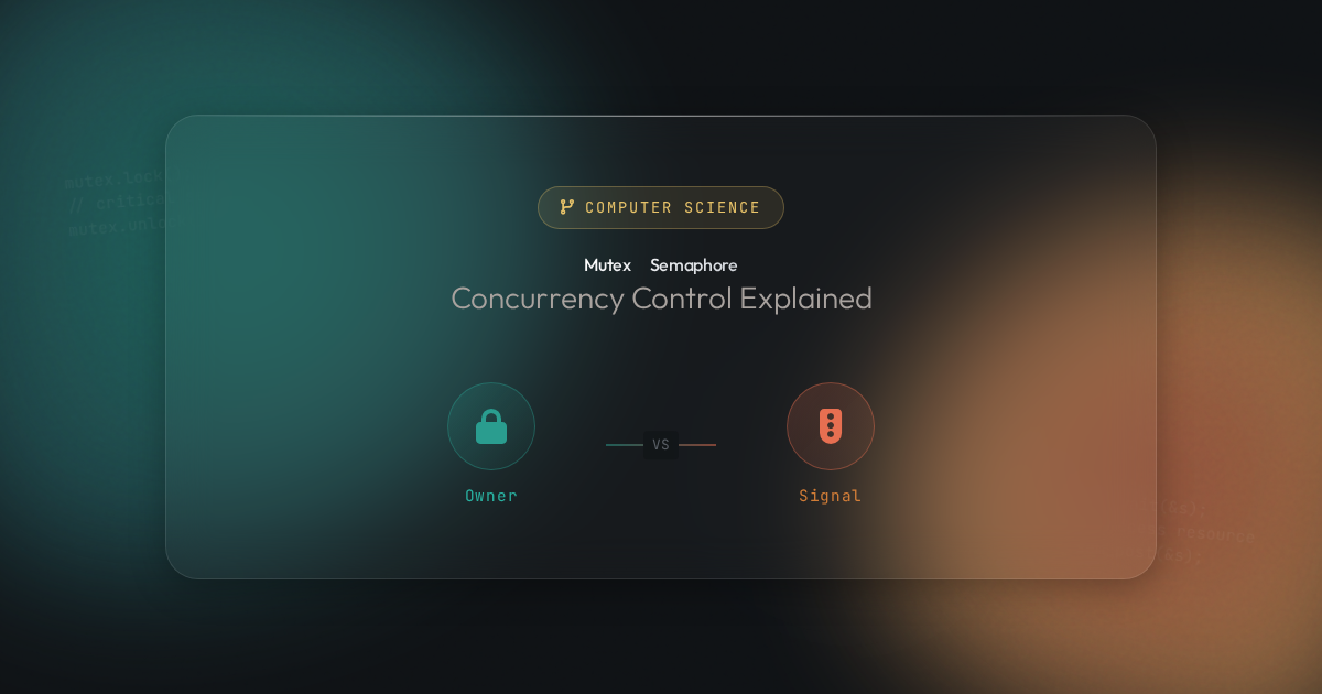 Mutex vs Semaphore: Demystifying Concurrency Control