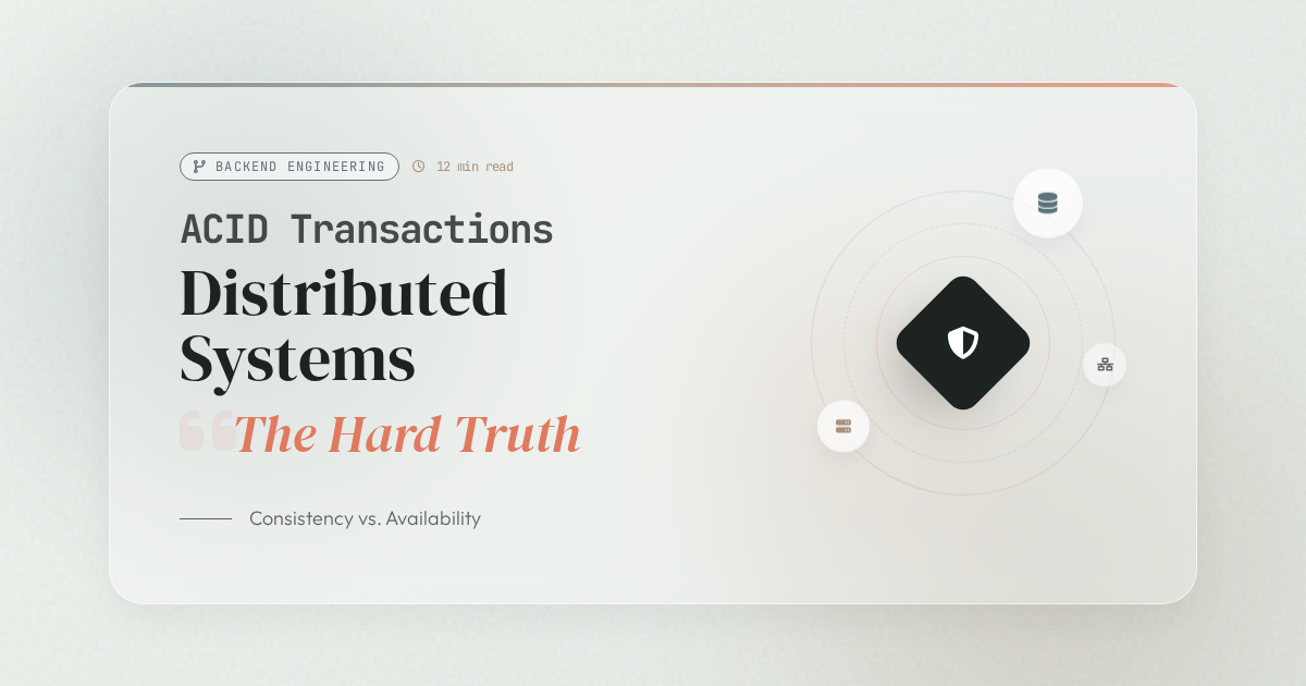 ACID Transactions in Distributed Systems: The Hard Truth
