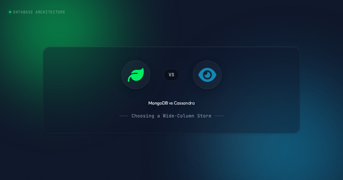 MongoDB vs. Cassandra in 2026: The Complete Architecture & Performance ...